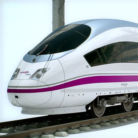 High Speed Train Ave Siemens Velaro 3d Model Cgtrader