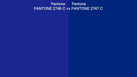 Pantone 2746 C Vs Pantone 2747 C Side By Side Comparison