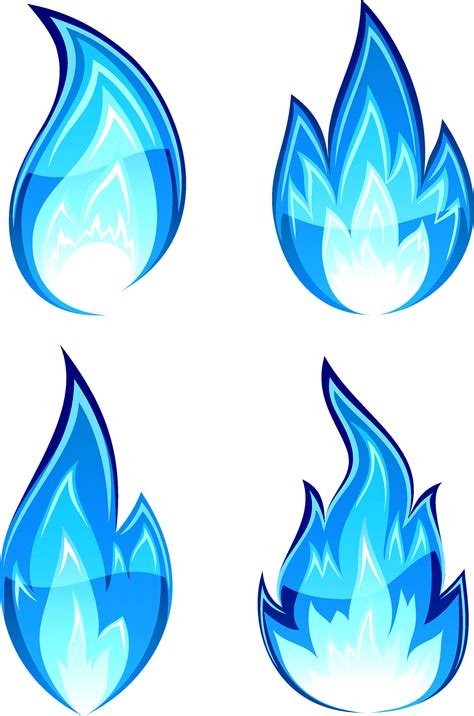 Blue Fire Flames Drawings Images And Photos Finder