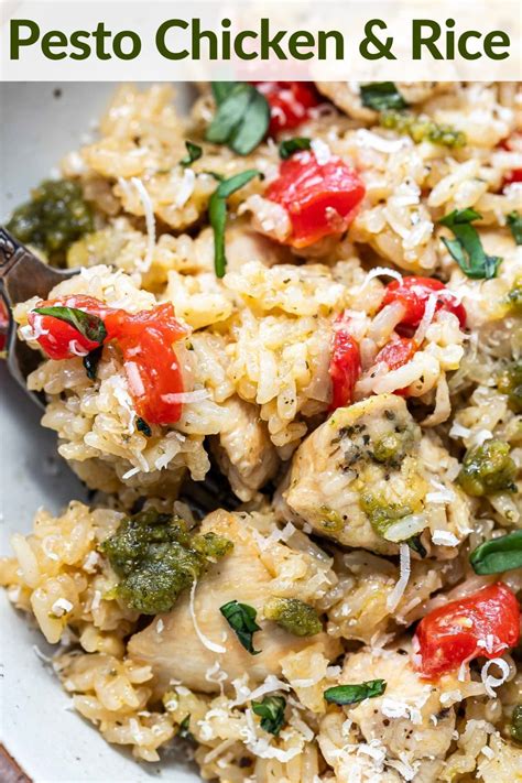 Pesto Chicken And Rice Recipe Runner