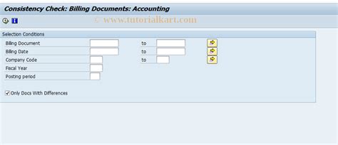 S AL0 19000078 SAP Tcode Consistency Check Bill Docs FI