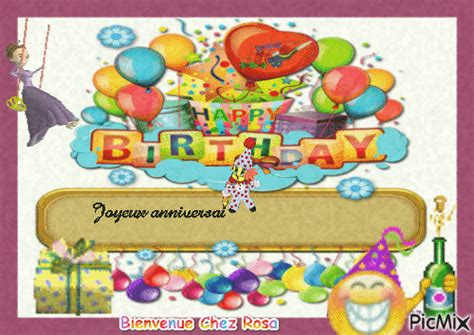 Joyeux Anniversaire Free Animated  Picmix