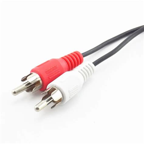 3 5 мм мини разъем для 2 мужчин Rca стерео Удлинитель шнур Phono аудио