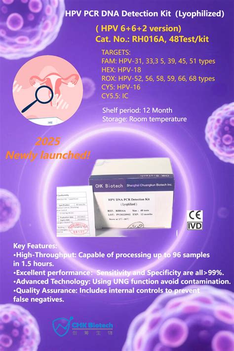 Hpv 662 High Risk Types Pcr Detection Kit