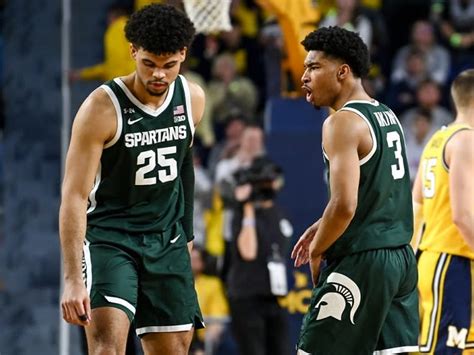 Michigan State Mens Basketball Loses To Michigan 84 72 Spartans
