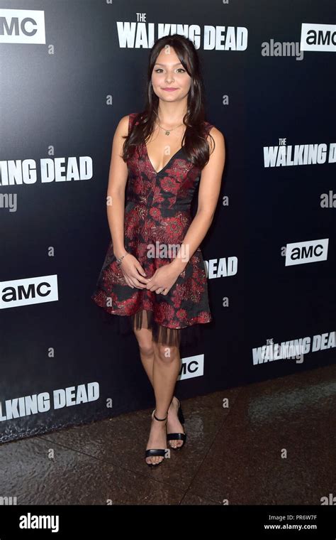 Cassady Mcclincy Attending The Amcs The Walking Dead Season 9