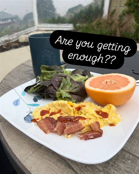 Protein Veggies Etc Starting The Day With Protein And Veggies Is So