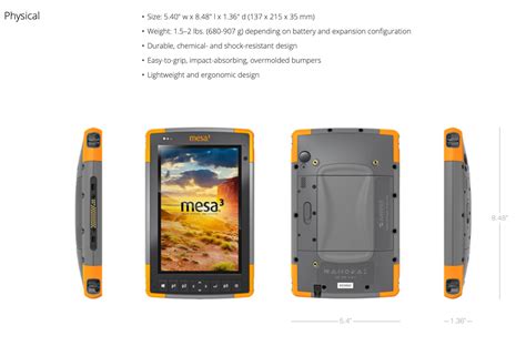 Juniper Systems Mesa 3 Android Rugged Tablet