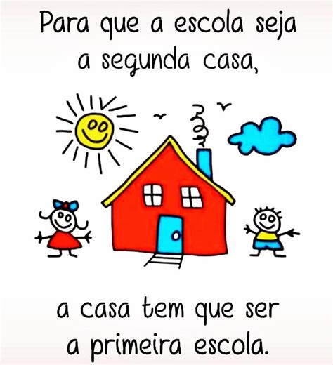 Pin de Mariane Gabriel em a 4 ano Frases educação infantil Familia e escola Objetivos da