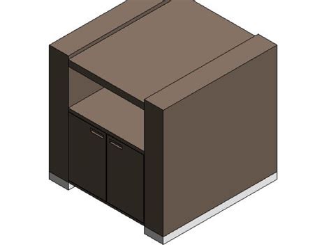 Parametric Side Table For Bed Room In Rfa Cad 717 19 Kb Bibliocad