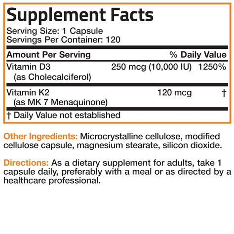 Mua Bronson Vitamin K2 MK7 With D3 Extra Strength Supplement Bone And