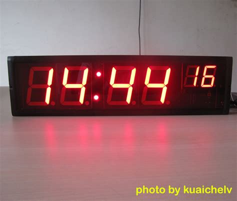 Large Led Countdown Timer Large Led Digital Wall Clock Time Display