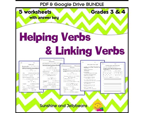 Linking Verbs Chart