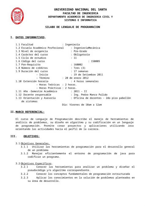 Docx Silabo Lenguaje De Programacion Mecanica Dokumentips