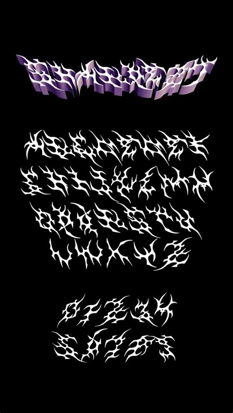 Sharpest Font On Behance Tattoo Lettering Fonts Graphic Design Fonts