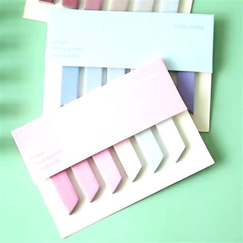 STICKY NOTE PEMBATAS BUKU POLOS 6 IN 1 STICKY NOTES PENANDA HALAMAN