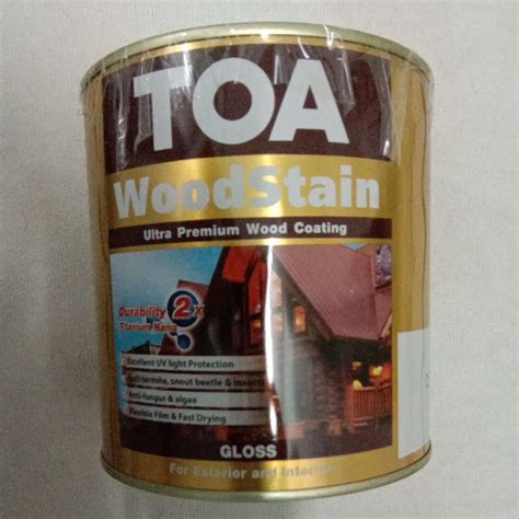 Toa Wood Stain Shellac 1l Clear Shopee Malaysia