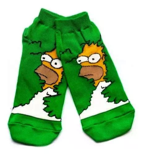 Medias Soquete Adulto Animada Diseños Los Simpsons