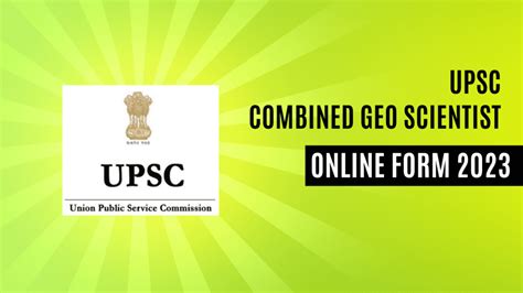 Upsc Combined Geo Scientist Pre Exam Admit Card 2024