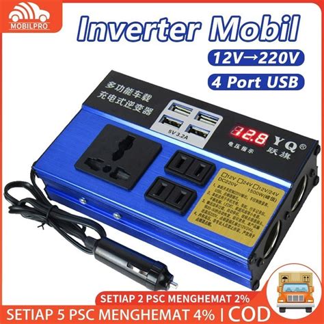 Jual HOT2000W Modified Sine Wave Inverter Frekuensi Tinggi Power Inverter DC 12V 24V Ke AC