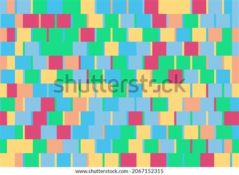 Green Background Square Abstract Seamless Rectangle Stock Vector Royalty Free 2067152315