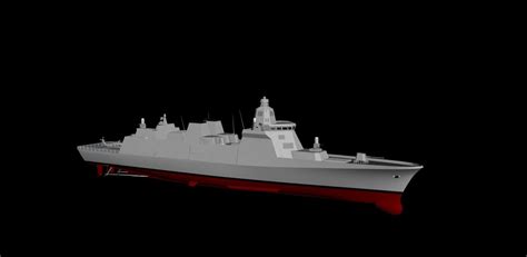 Turkish Tf2000 Destroyer 3d Model Cgtrader