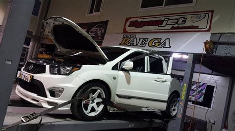 팀배가 코란도스포츠렉카차량실차맵핑 군산팀배가 다이노젯 군산튜닝 코란도스포츠