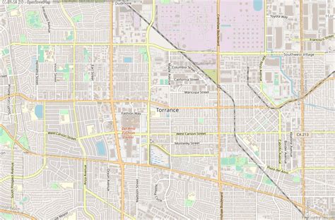 Torrance Map United States Latitude And Longitude Free Maps