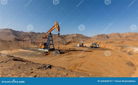 Exploration Drilling Oil And Gas Royalty Free Cartoon 321026816