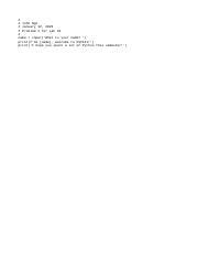 Introduction To Python Programming Lab Problem For Csc