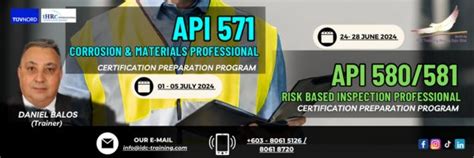 Idc Training House On Linkedin Api 580581 Risk Based Inspection