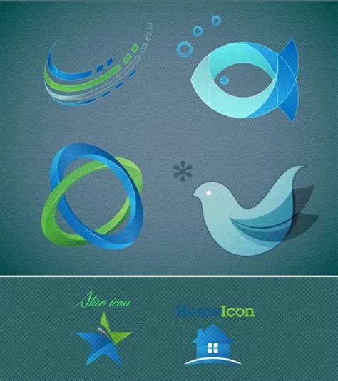 Abstract Logo Symbol Design Element Vectors Graphic Art Designs In