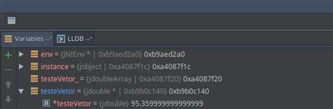 Java Exibir Array Durante O Debug Com Android Ndk Stack Overflow Em