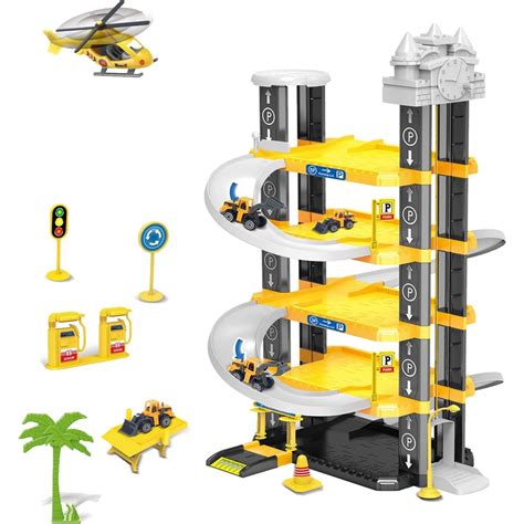 Diy Engineering Parking Lot Simulation Game With Toy Cars The Toy Factory