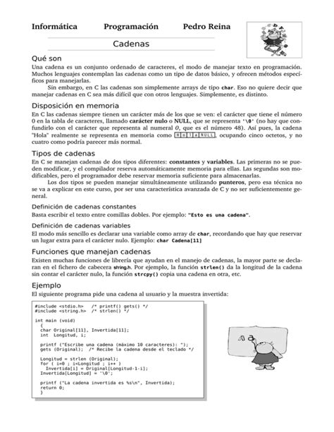 Informática Programación Pedro Reina Cadenas