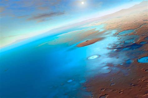 Early Meteorites Brought Enough Water To Mars To Create A Global Ocean