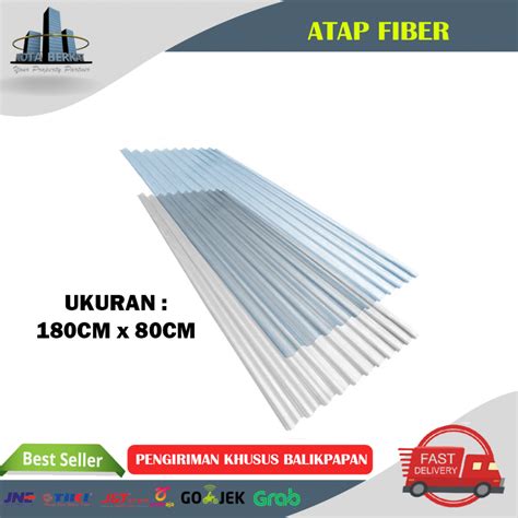 Jual ATAP FIBER TRANSPARAN ATAP PLASTIK BENING Shopee Indonesia