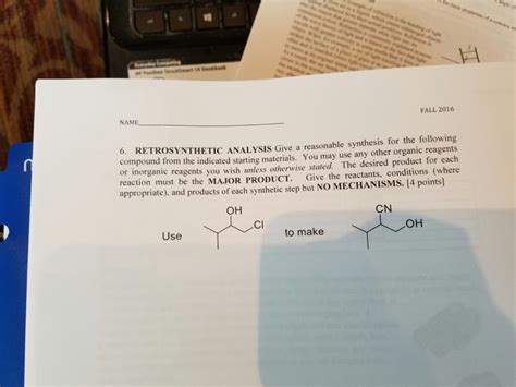 Solved Retrosynthetic Analysis Give A Reasonable Synthesis Chegg