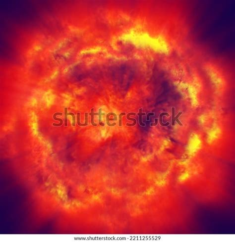 Fire Flame Ball Explosion Space Abstract Stock Illustration 2211255529 Shutterstock