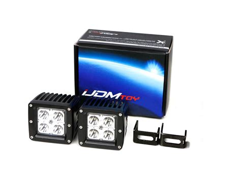 20w Cree Led Pod Light Kit W Behind Grill Mount Wiring For 15 17 For