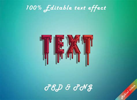 Text Effect Typography On Behance