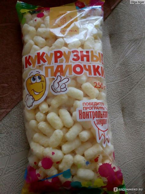 Кукурузные палочки Дансония с сахарной пудрой - «Они как семечки, что ...