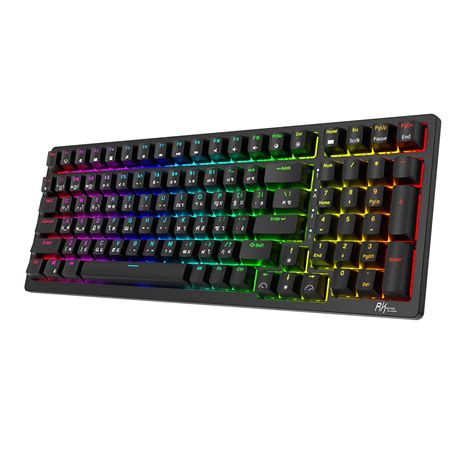 Клавиатура Royal Kludge RK98 Black (USB/2.4 GHz/Bluetooth, RGB, Hot ...