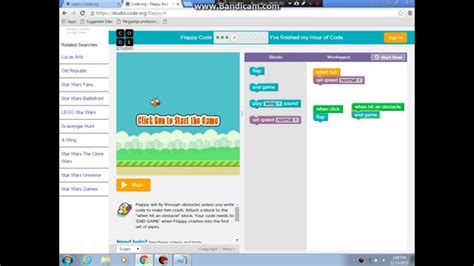 Hour Of Code Flappy Bird Youtube