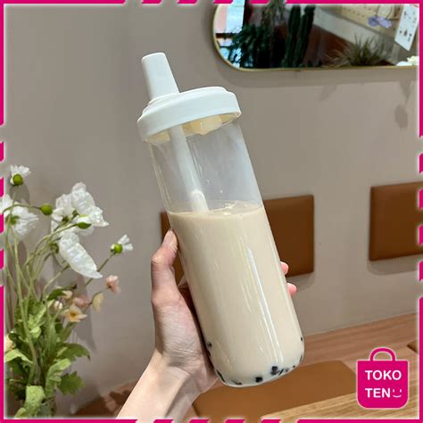 Jual Botol Minum Kuliah Botol Minum Sekolah Aesthetic Botol Minum Sport Sedotan BT