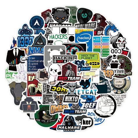 Hacker Programming Stickers Pack Pcs Computer Vinyl Stickers For Laptop Phone