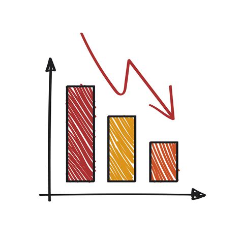Negatively Declining And Failing Graph Illustration Download Free Vectors Clipart Graphics