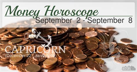 Capricorn Money Horoscope For The Week Of September 2 2019