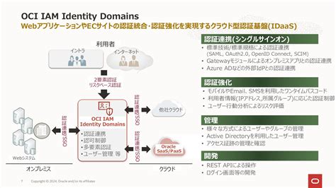 oci iam identity domains 機能紹介 oci iam identity domains technical