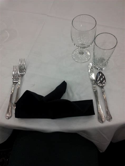 Fan Fold Tableware Fold Event